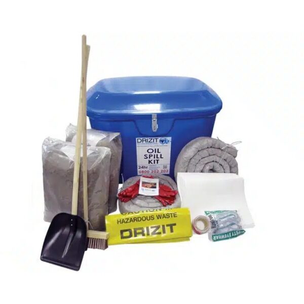 Spill Kit – Includes GRP Container – Oil – Blue – Absorbs 1000L IBC ...